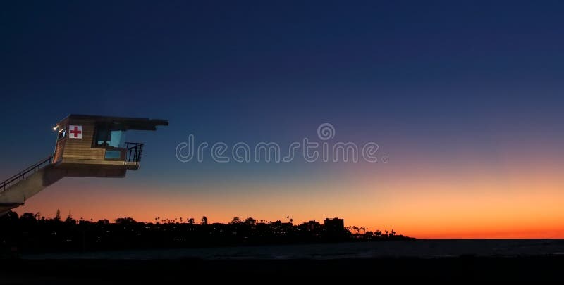 Life Guard Tower stock image. Image of floridian, colorful - 62948365