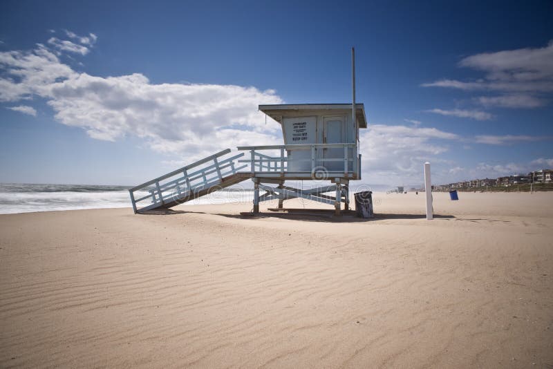 Lifeguard house stock image. Image of ocean, sand, buildings - 6575493