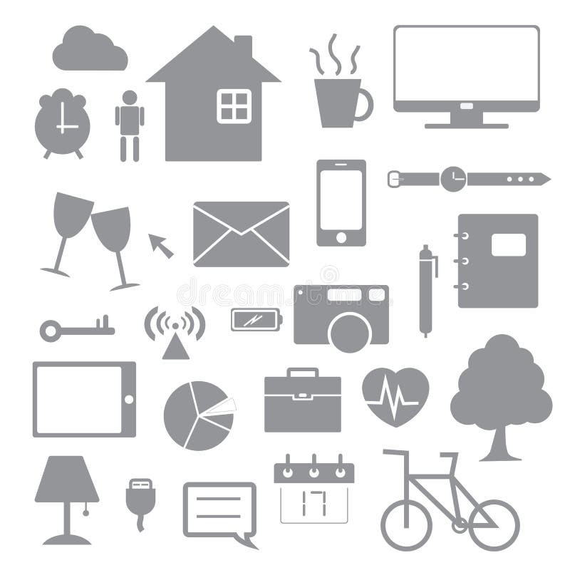 Daily life icon stock vector. Illustration of meeting - 35956916