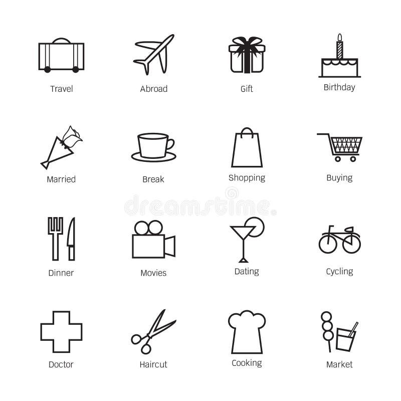 Life Icons Stock Illustrations – 87,815 Life Icons Stock Illustrations ...
