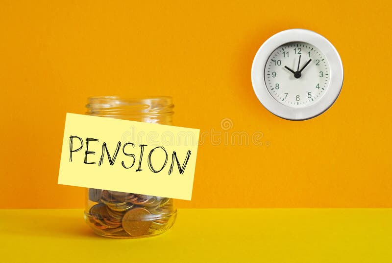 Life Income Plan and Pension are Shown Using the Text Stock Image ...