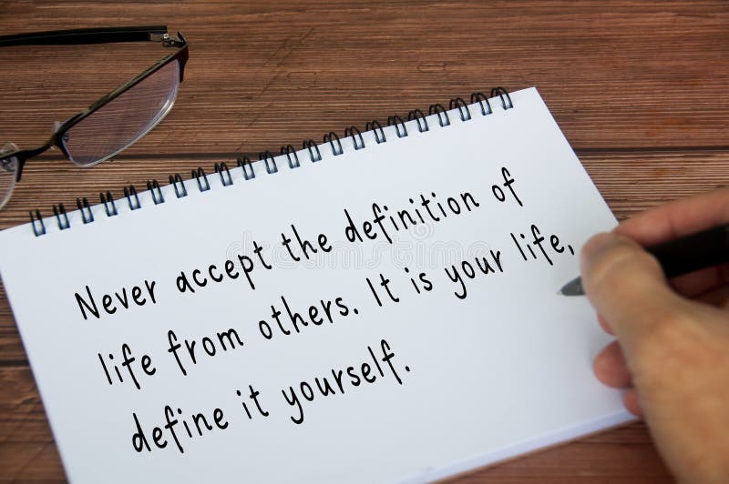 Life Inspirational Quote about Definition of Life. Inspirational ...