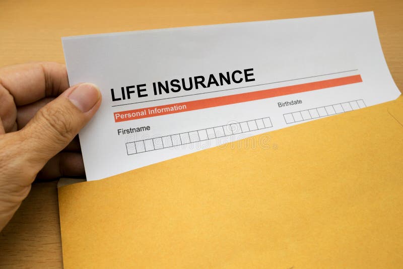 Life Insurance Application Form Stock Photo - Image of management ...