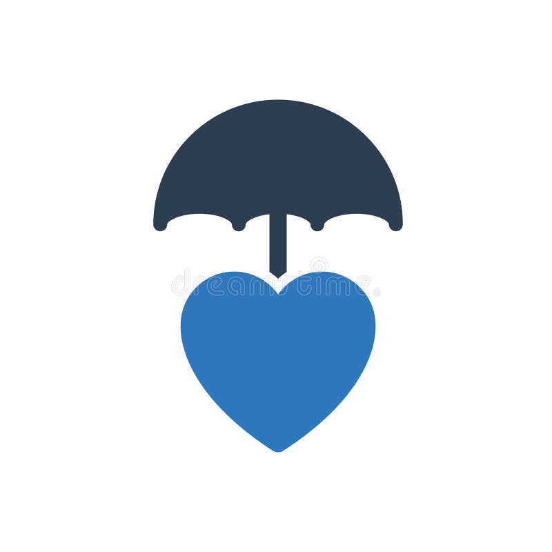 Life Insurance Icon - Health Insurance Icon Stock Vector - Illustration ...