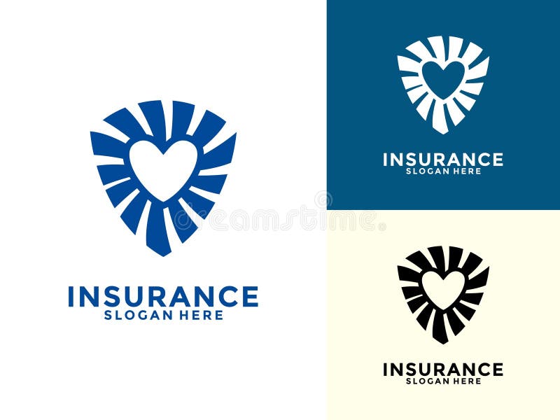 Life Insurance Logo Design Vector, Care and Protection Insurance with ...