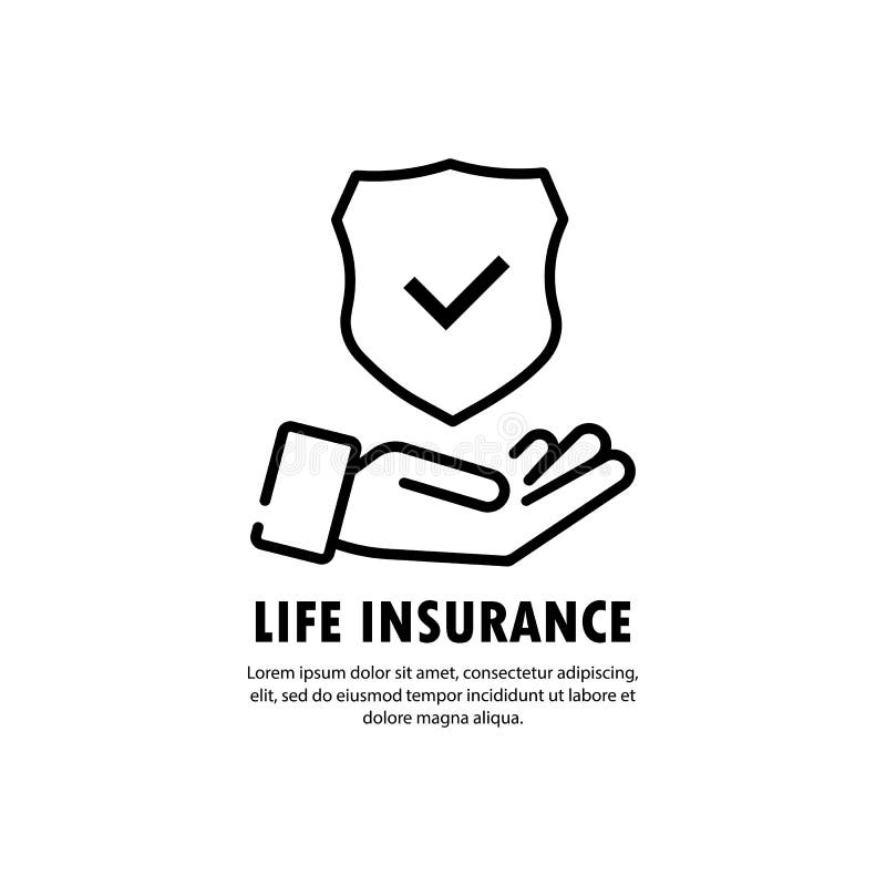 Life Insurance Policy Services Conceptual Design. Hands Holding ...