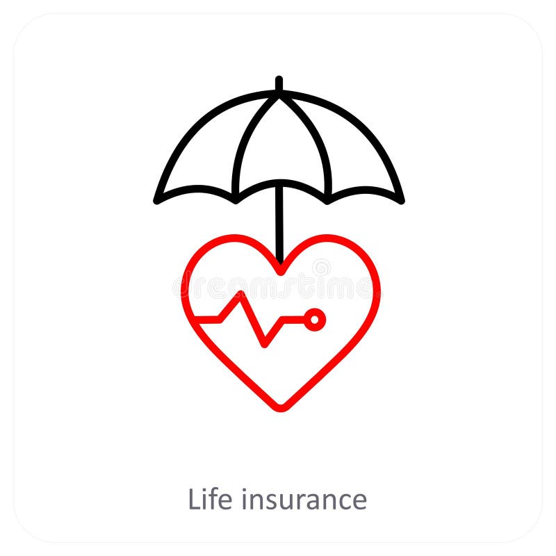 Life Insurance stock vector. Illustration of health - 338626013