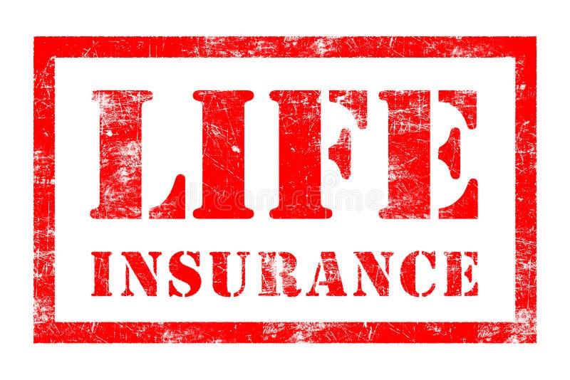Life Insurance Rubber Stamp Stock Illustration - Illustration of ...