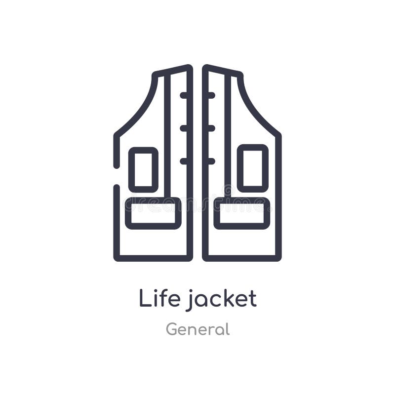Life Jacket Outline Stock Illustrations – 2,739 Life Jacket Outline ...