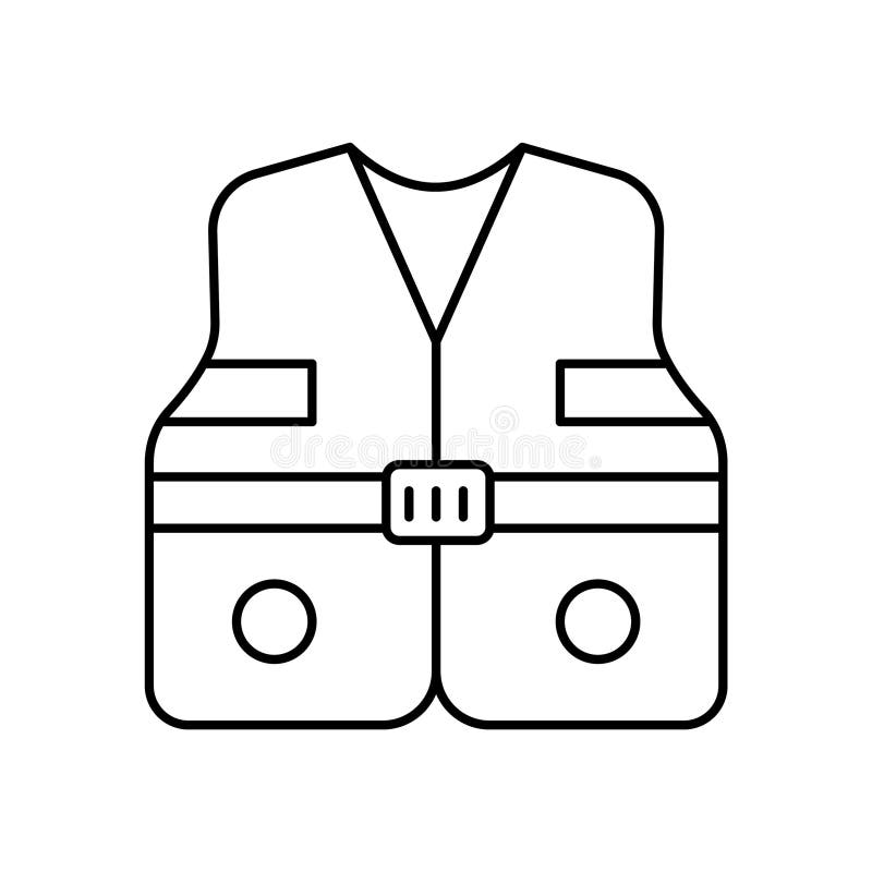 Life Jacket Outline Stock Illustrations – 2,739 Life Jacket Outline ...