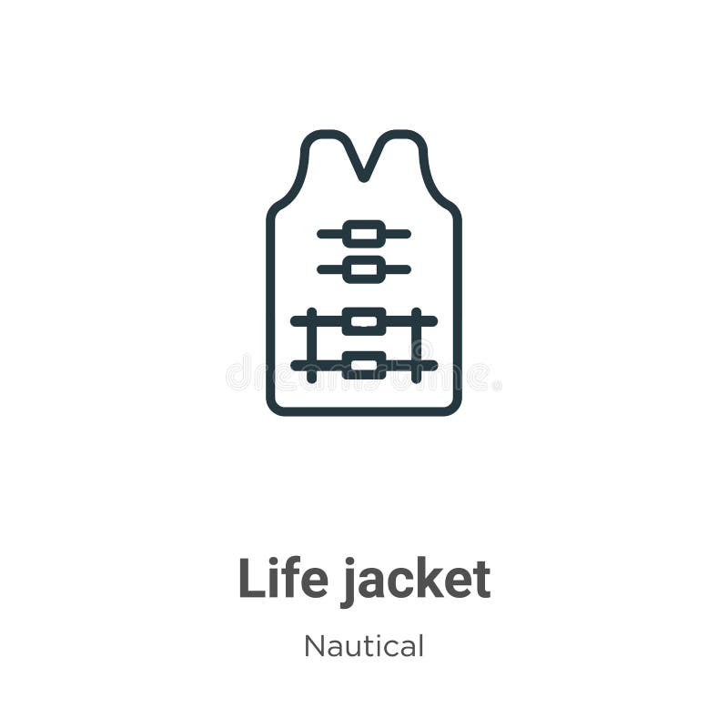 Life Jacket Outline Stock Illustrations – 2,739 Life Jacket Outline ...