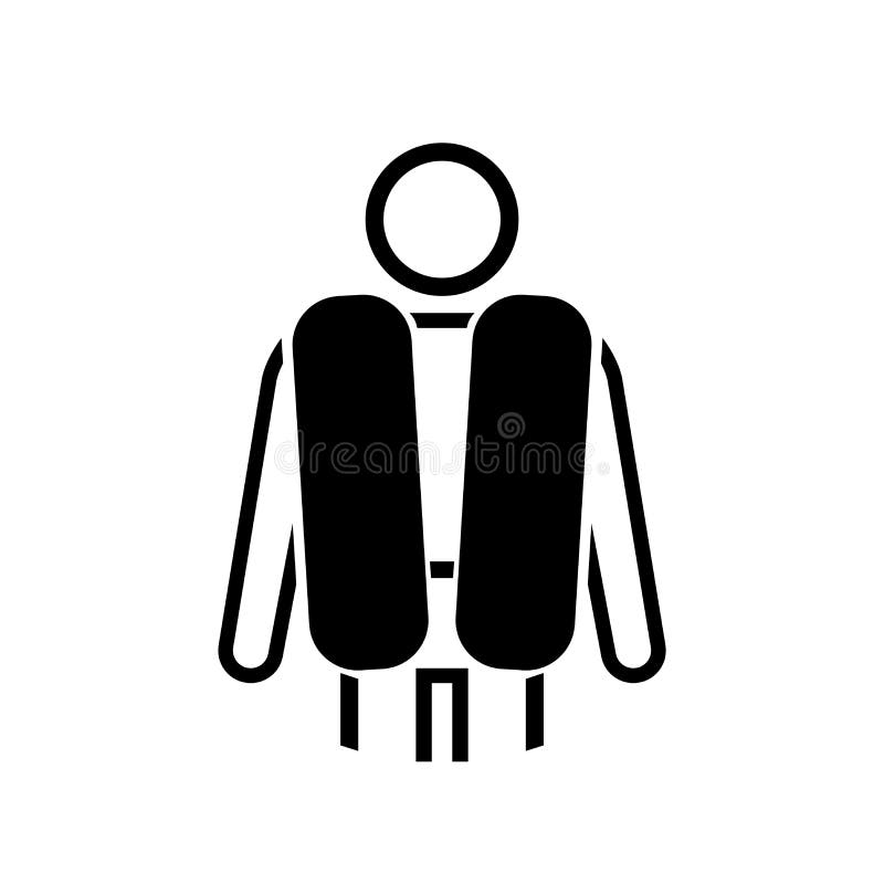 Life Jacket Required Symbol Sign, Vector Illustration, Isolate on White ...