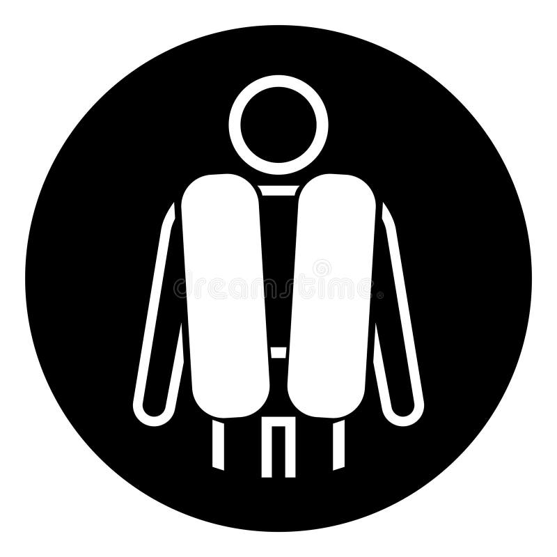 Life Jacket Required Symbol Sign, Vector Illustration, Isolate on White ...