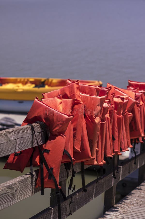Life Jackets stock photo. Image of orange, elizabeth - 285398882