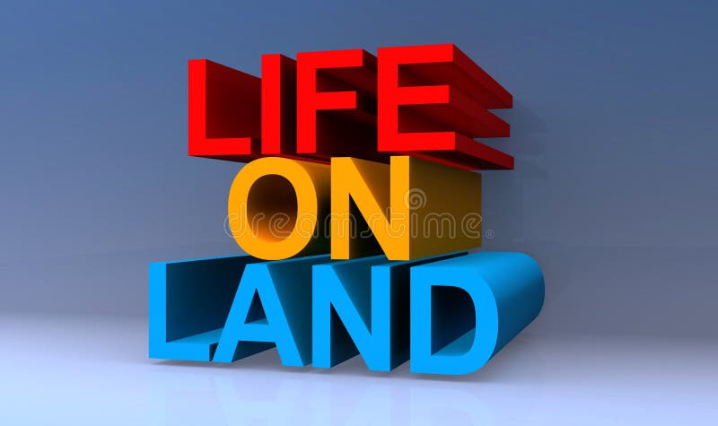 Life on Land Color Icon. Corporate Social Responsibility. Sustainable ...