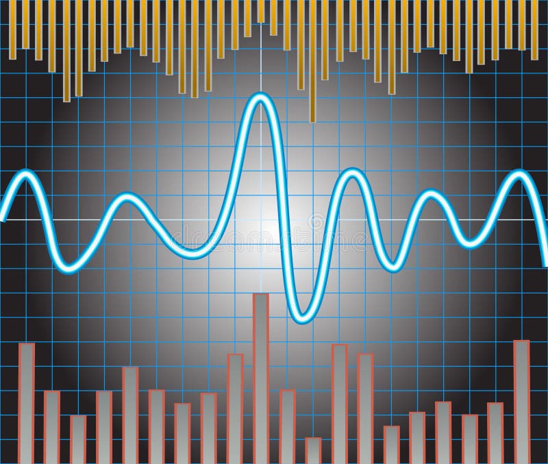 Life Line Monitoring Vector Stock Vector - Illustration of silhouette ...