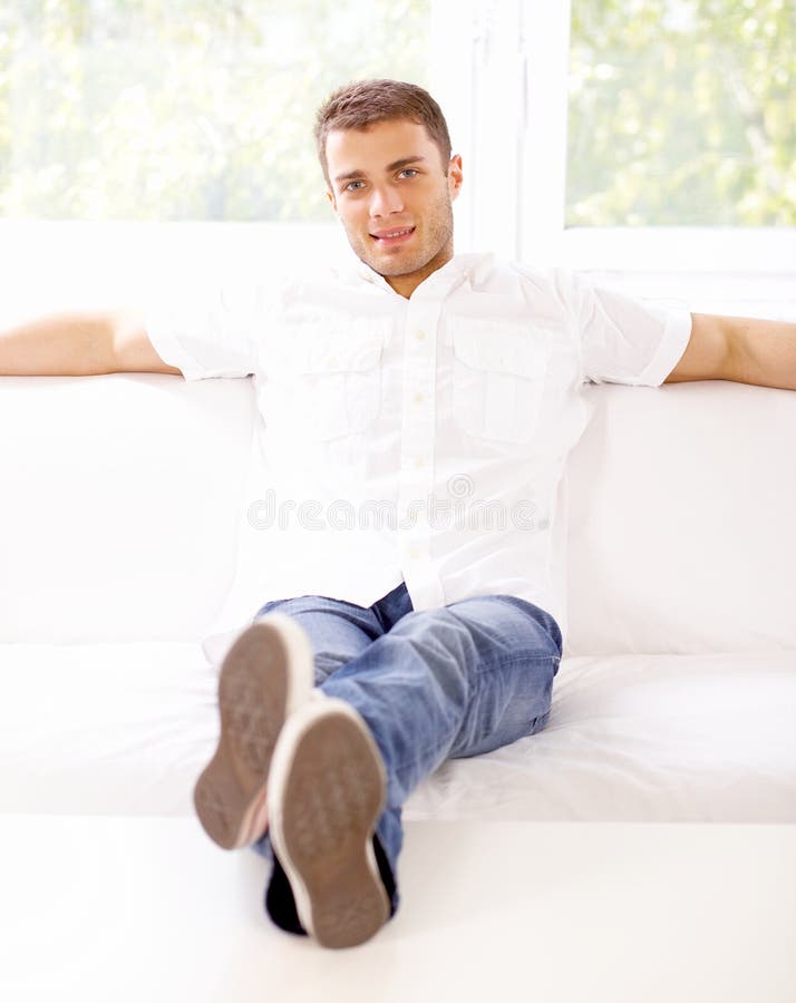 Daily life of a Man stock photo. Image of single, human - 9143380