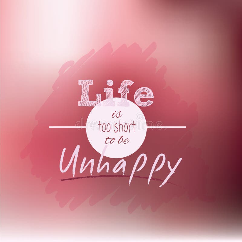 Life Motivation Poster. Vector Illustration Decorative Design Stock ...