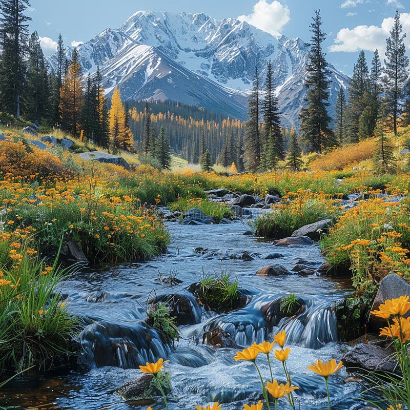 Life with Nature stock illustration. Illustration of landscape - 341882140