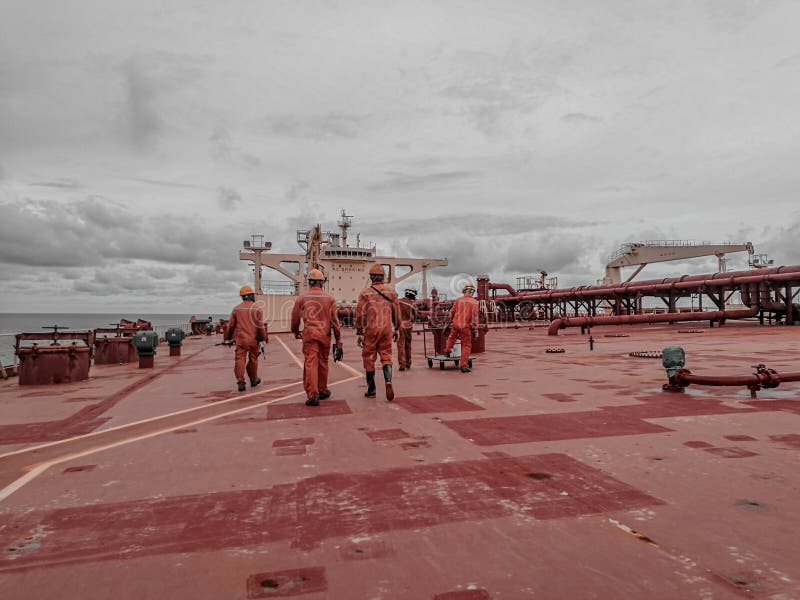 Life onboard ship editorial stock image. Image of walkway - 192234164