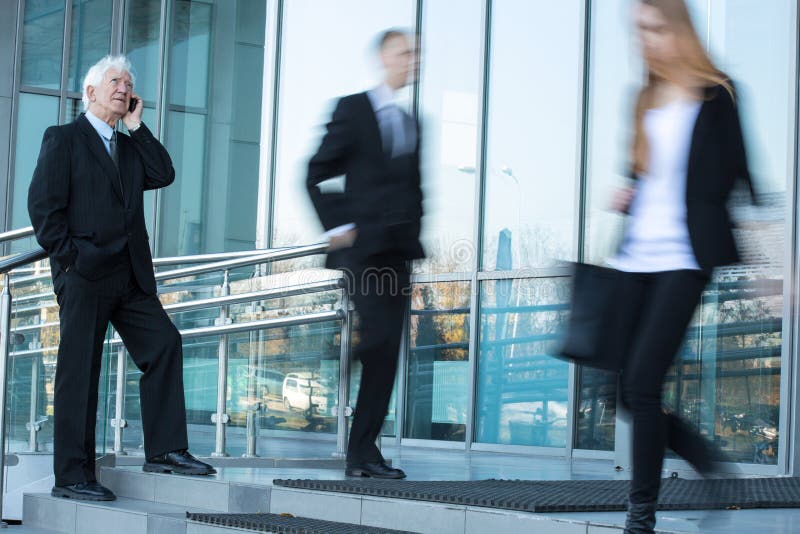 Daily Life Outside the Business Centre Stock Photo - Image of outdoor ...