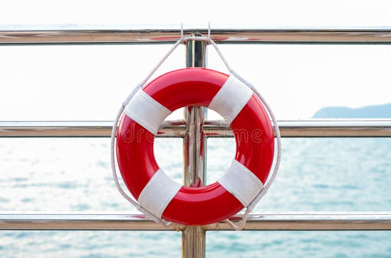 Welcome Aboard Life Preserver Stock Image - Image of round, life: 26395265