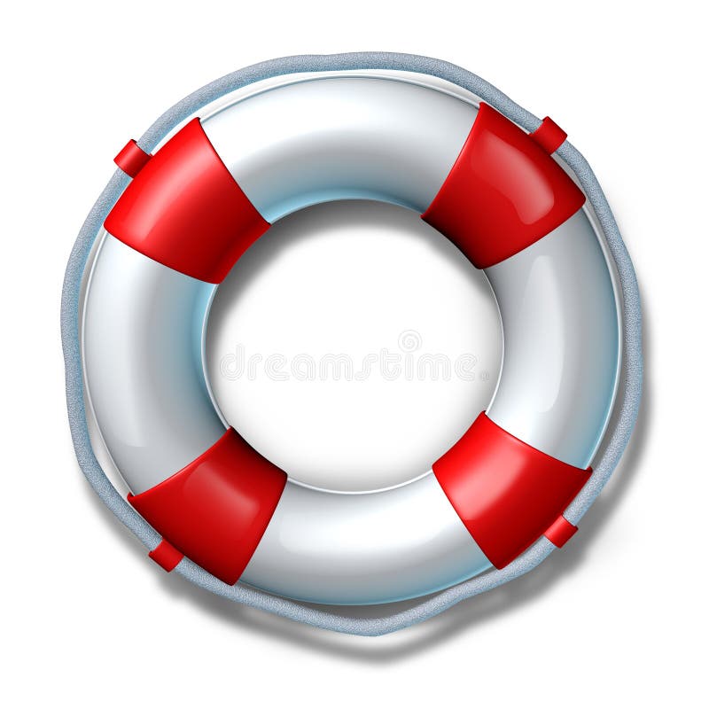 Life Preserver Belt Symbol Isolated Stock Illustration - Illustration ...