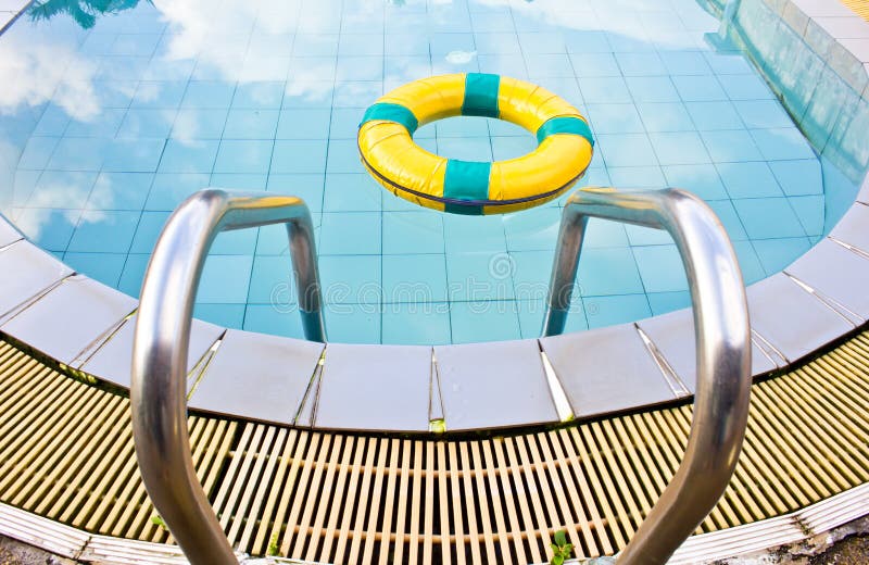 Life preserver floating stock image. Image of lifebelt - 34411689