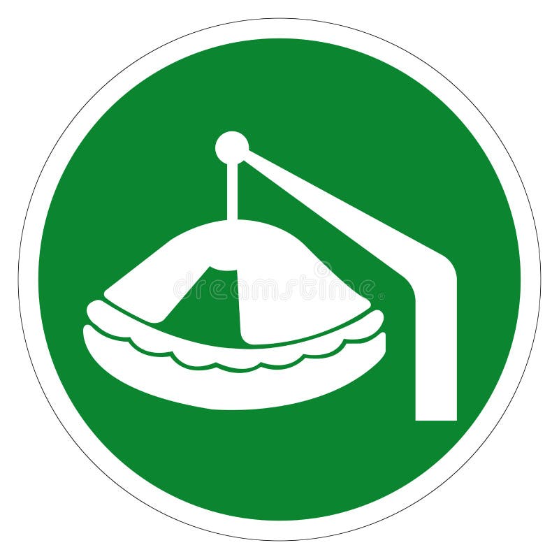 Life Raft Symbol Sign, Vector Illustration, Isolate on White Background ...