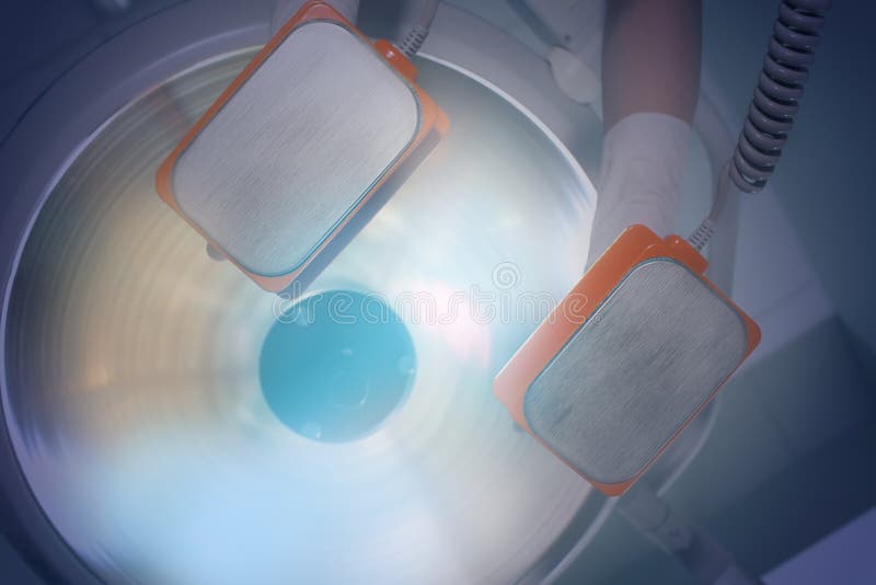 Life Rescue with Countershock Equipment Stock Image - Image of life ...