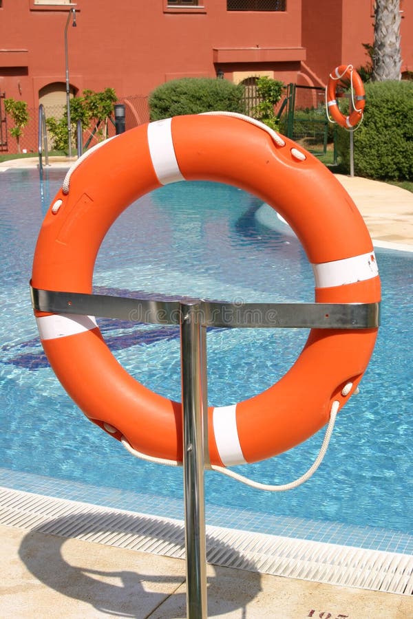 LIfe Ring stock image. Image of water, pool, metal, holiday - 4164081