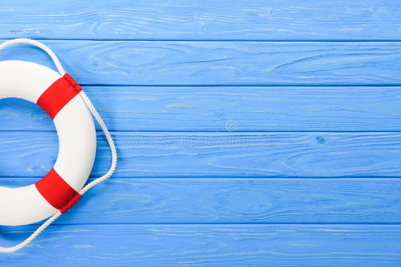 Life ring on blue stock photo. Image of life, happiness - 120671990