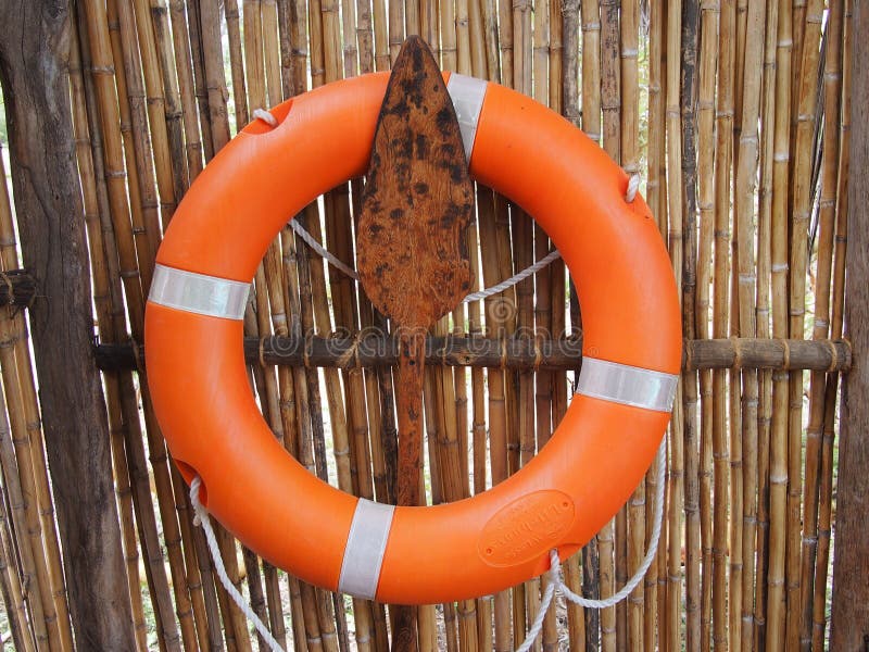 Life ring stock image. Image of support, nautical, river - 68998121