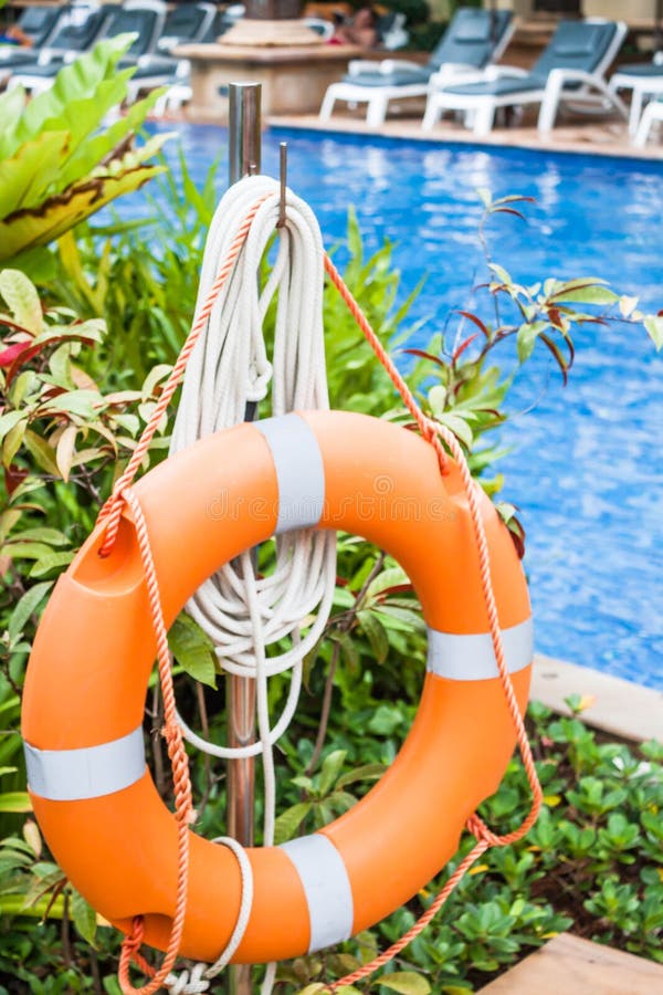 Life Ring Prepare for Safe Guard Stock Photo - Image of insurance, bouy ...