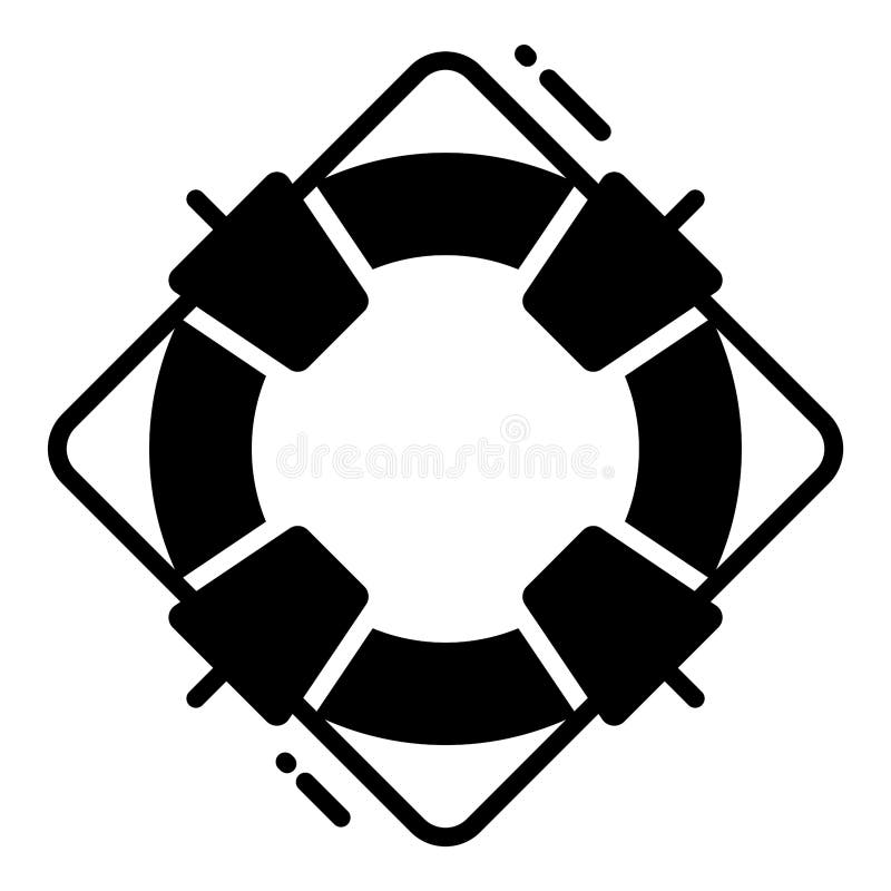 Life Saver, Protection and Security Vector Icons Set Cyber Computer ...