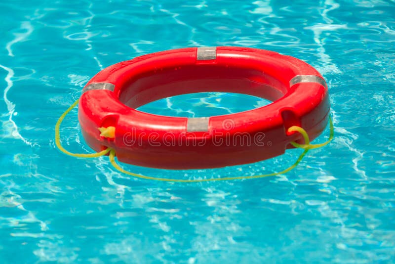 Pool life-saving float stock image. Image of lifesaver - 7795725