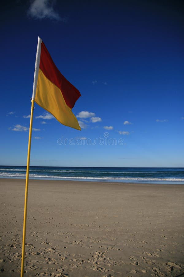 Life Saving Flag editorial photography. Image of sandy - 2802437