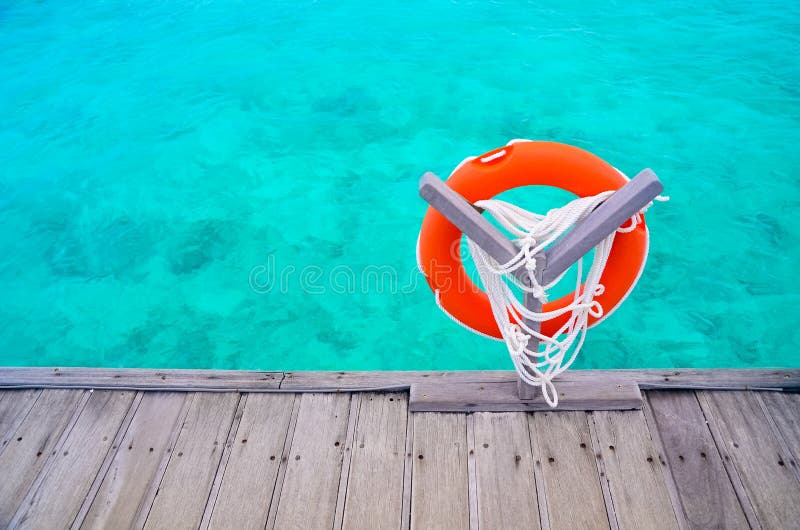 Life saving rubber ring stock image. Image of device - 32816285