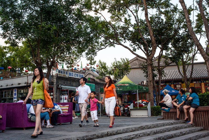 Daily Life Scene in Evening Editorial Photography - Image of season ...