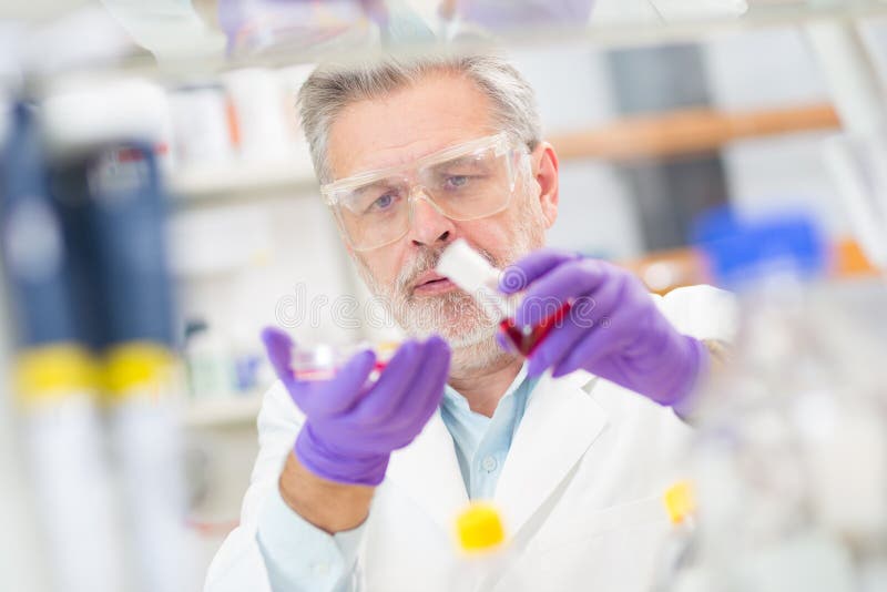 Life Scientist Researching in the Laboratory. Stock Photo - Image of ...