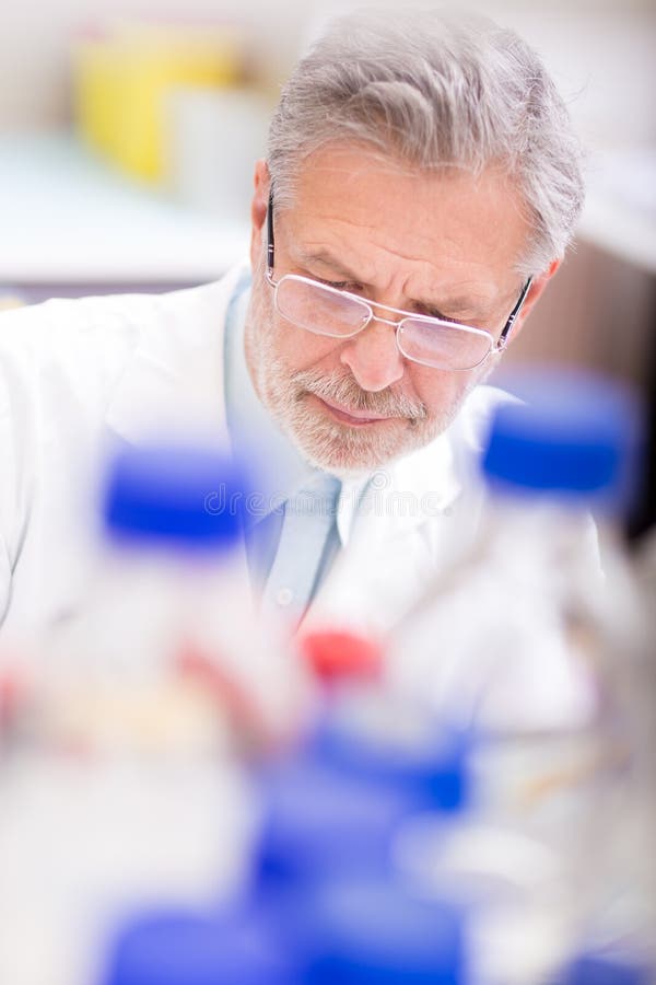 Life Scientist Researching in the Laboratory. Stock Photo - Image of ...
