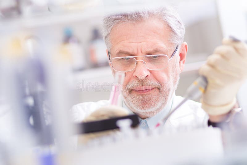 Life Scientist Researching in the Laboratory. Stock Photo - Image of ...