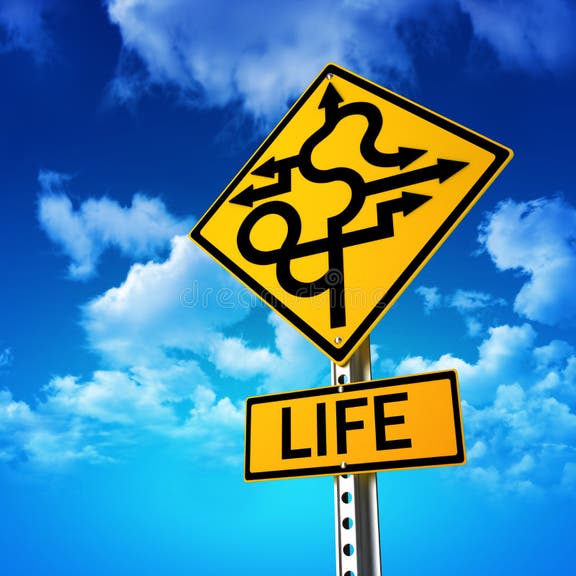 Life sign stock photo. Image of direction, dangerous - 28737320