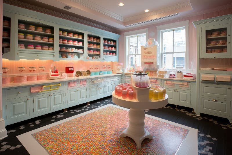 Life-size Candy Kitchen, Complete with Rolling Pins and Mixing Bowls ...