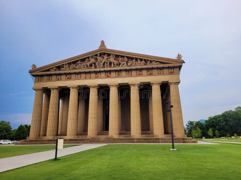 Life-size Replica of Parthenon in Nashville Editorial Photography ...