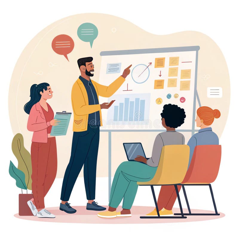 Life Skills Coach Leading an Engaging Workshop for Personal Growth ...