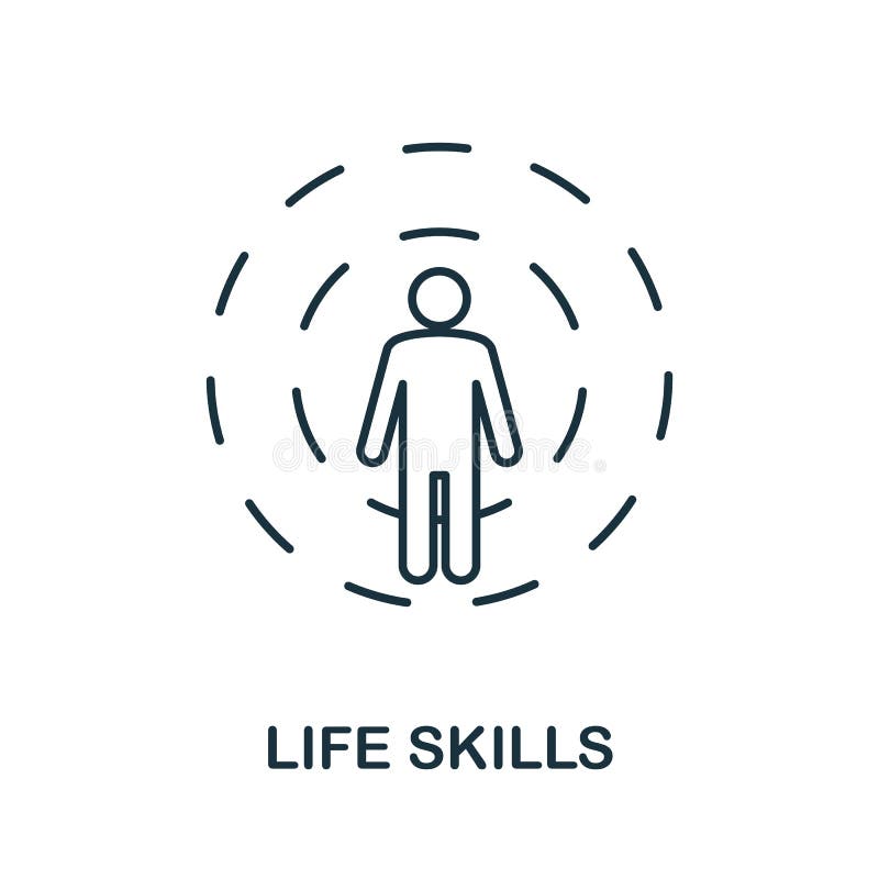 Life Skills Icon. Line Style Element from Life Skills Collection. Thin ...
