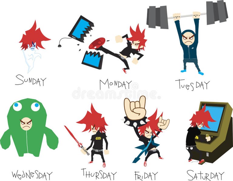 Thursday Cartoon Stock Illustrations – 1,227 Thursday Cartoon Stock ...