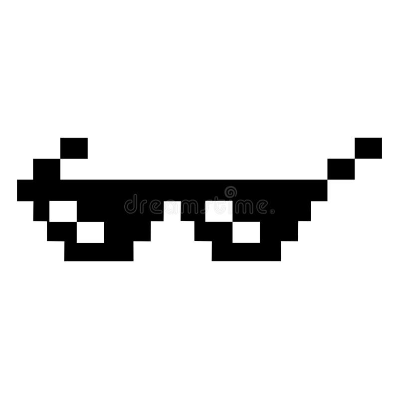 Life Style Meme Sunglasses Thug, Vector Illustration . Stock Vector ...