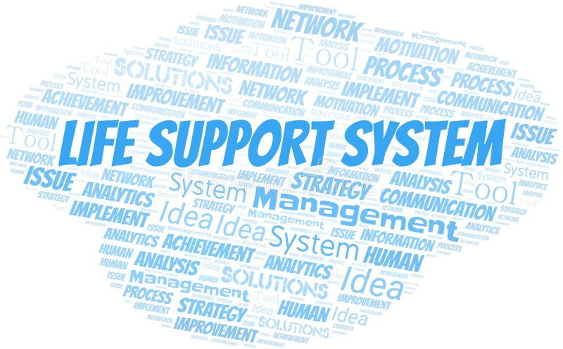 Life Support Medical Equipment Icons Stock Vector - Illustration of ...